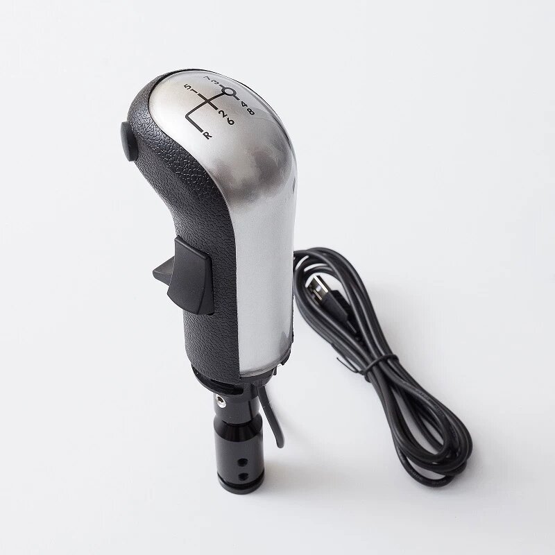 USB-контроллер BlueFishSim Man Shifter Knob, для ETS2, ATS Truck Sim, серебристый, беспроводной, 100%
