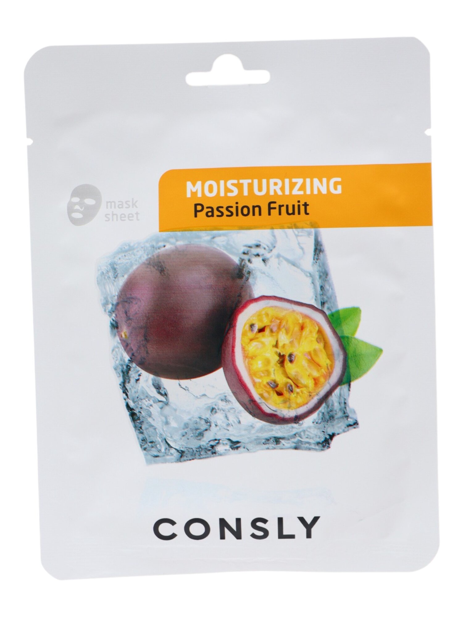 Успокаивающая тканевая маска Consly с экстрактом маракуйи, 20 мл