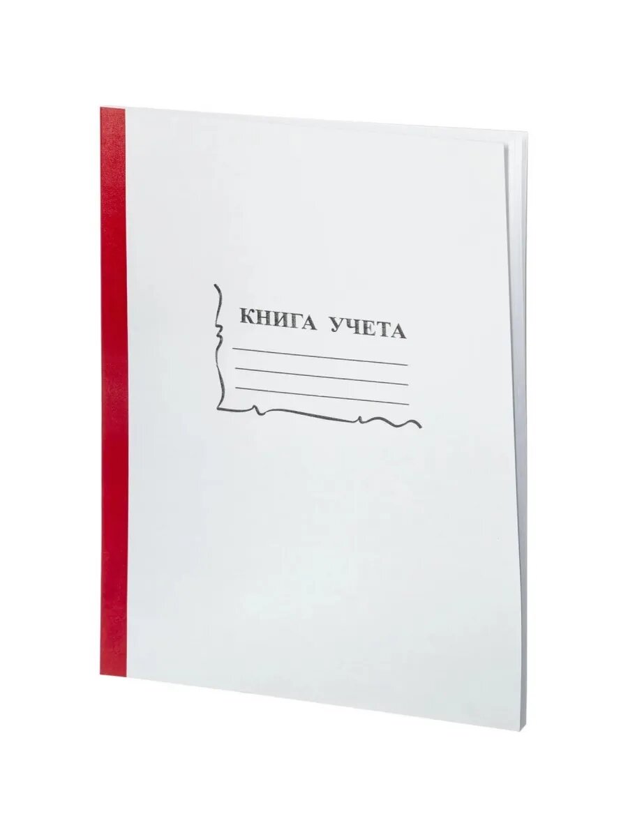 Стильная книга учета на 96 листов для организации