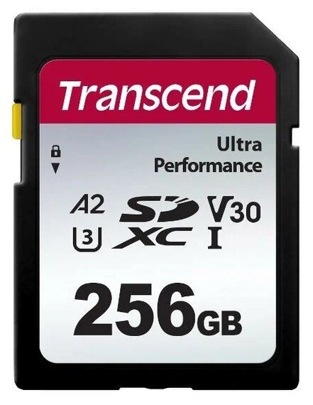 Карта памяти SD 256 Gb Transcend 340S SDXC UHS-I U3 V30 (160/90 MB/s) TS256GSDC340S