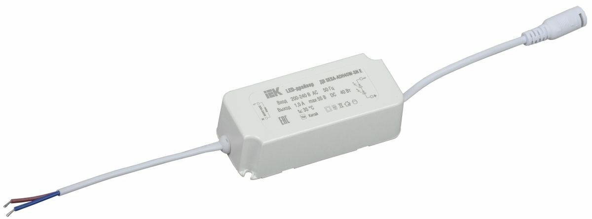 Драйвер LED тип ДВ SESA-ADH40W-SN Е, для LED светильников 40 Вт
