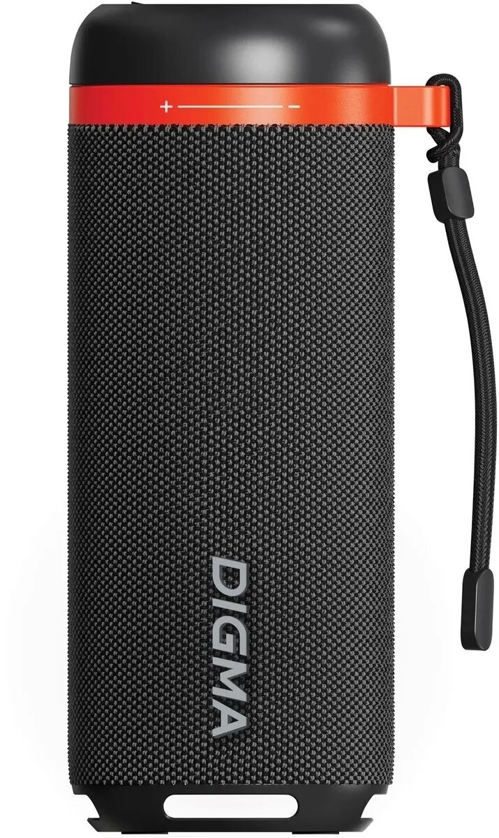 Колонка портатитвная Digma D-PS1521 черный 16W 2.0 BT 10м 1800mAh (PS1521B)