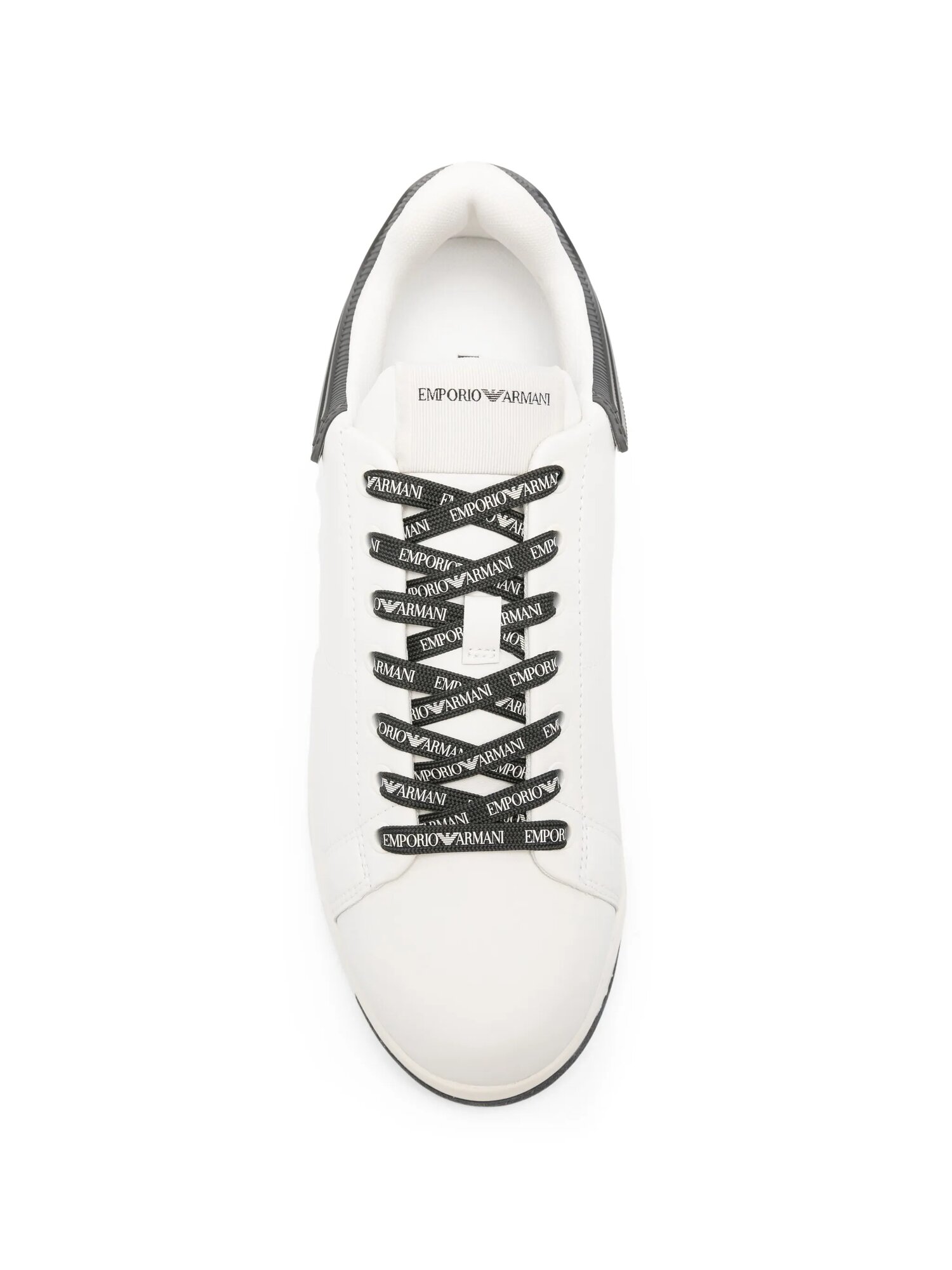 Кроссовки EMPORIO ARMANI Ribbed-trim sneakers, размер 11 — фото 1
