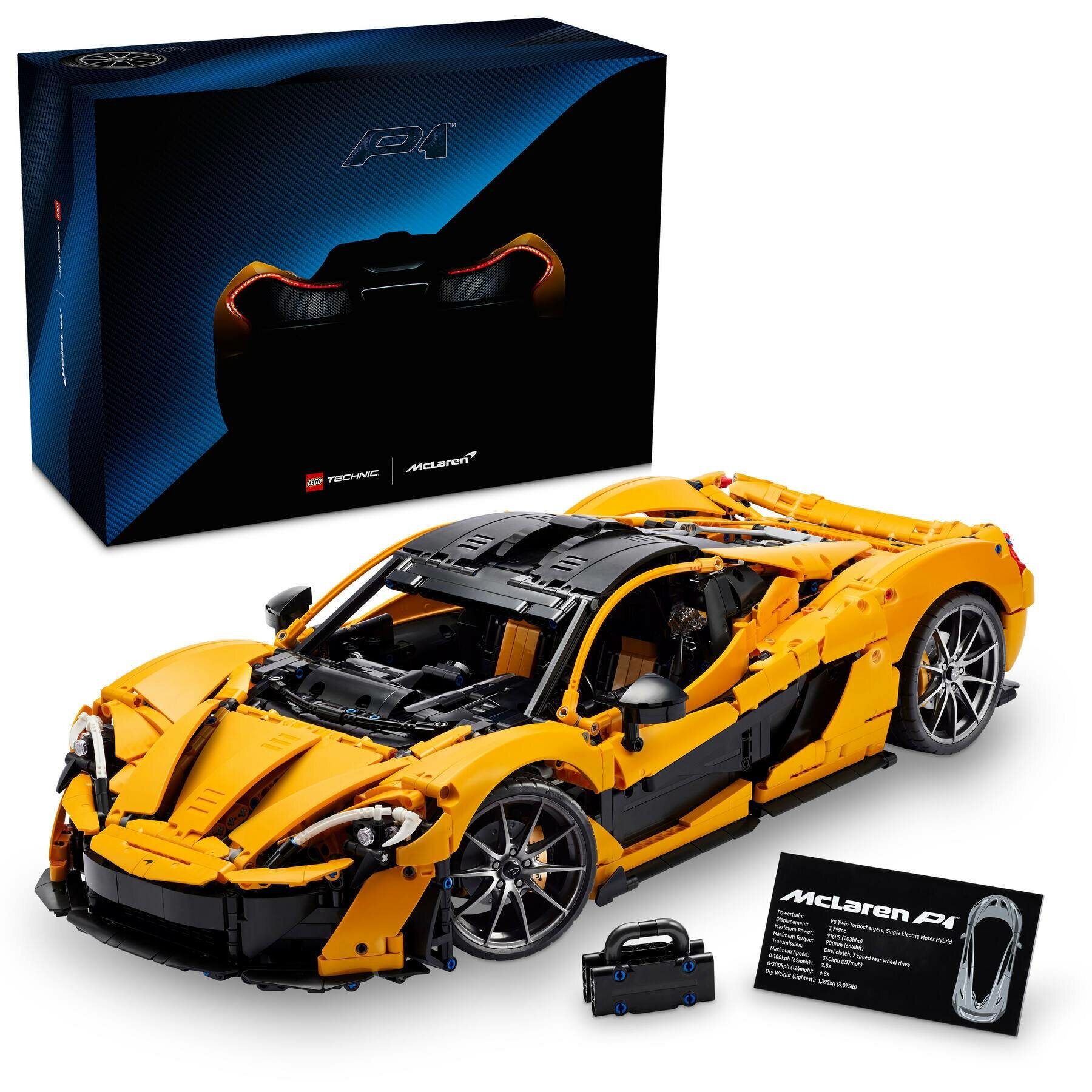 Конструктор LEGO Technic 42172 Автомобиль McLaren P1, 3893 дет.
