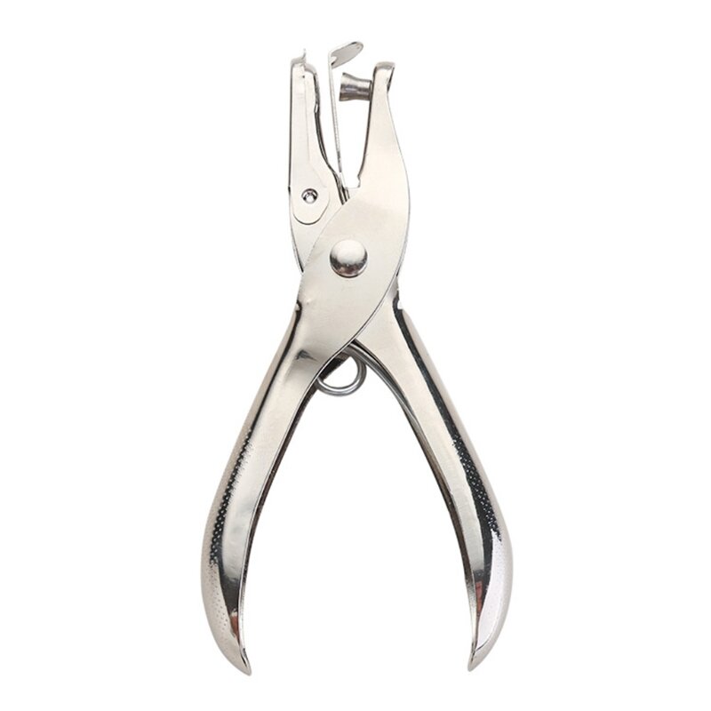 Портативный Металлический Дырокол С Круглым Инструментом Для Пробивки Одного Отверстия Емкостью 8 Листов с Лотком для Чипсов для Карточек DIY Binder Papers