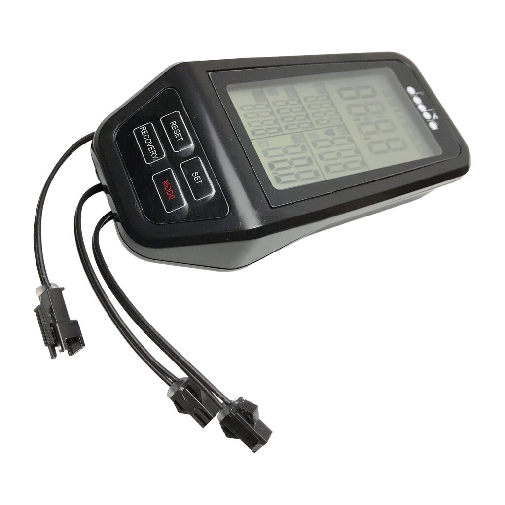 Практичный Монитор Велотренажера Из АБС-Пластика Со Встроенным Спидометром Частоты Сердечных Сокращений Для Фитнес-Оборудования В помещении