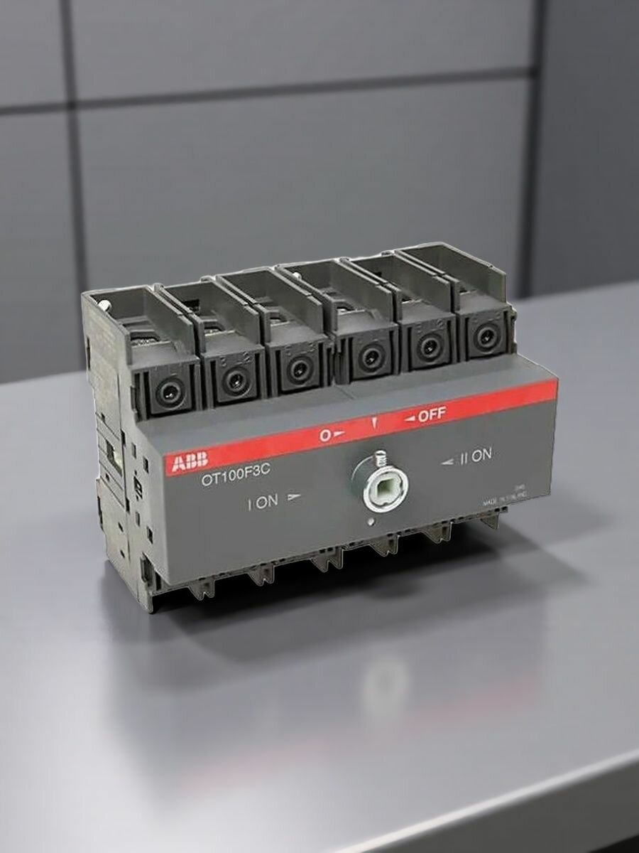 Выключатель-разъединитель реверсивный 3P OT 125F3C 125А (без ручки)ABB, артикул 1SCA105037R1001