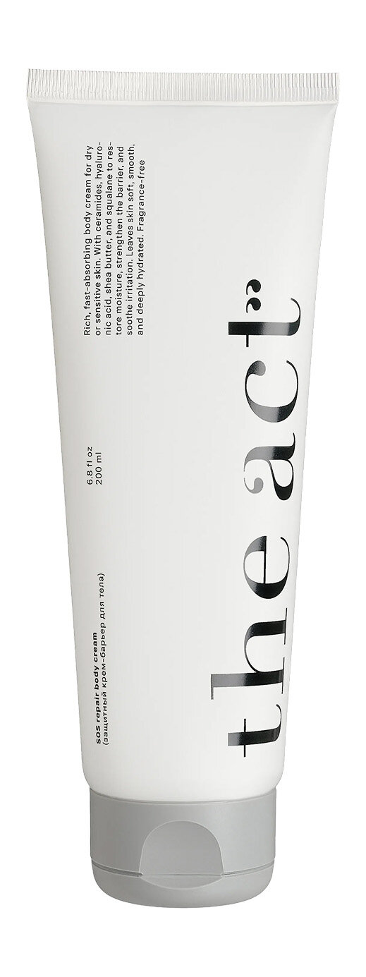 THE ACTКрем-барьер для тела SOS Repair Body Cream защитный, 200 мл