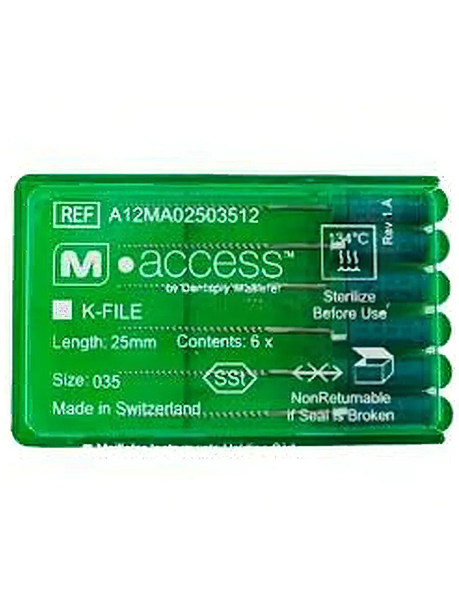 K-File N35 L25 6 шт. M-ACCESS - каналорасширители ручные
