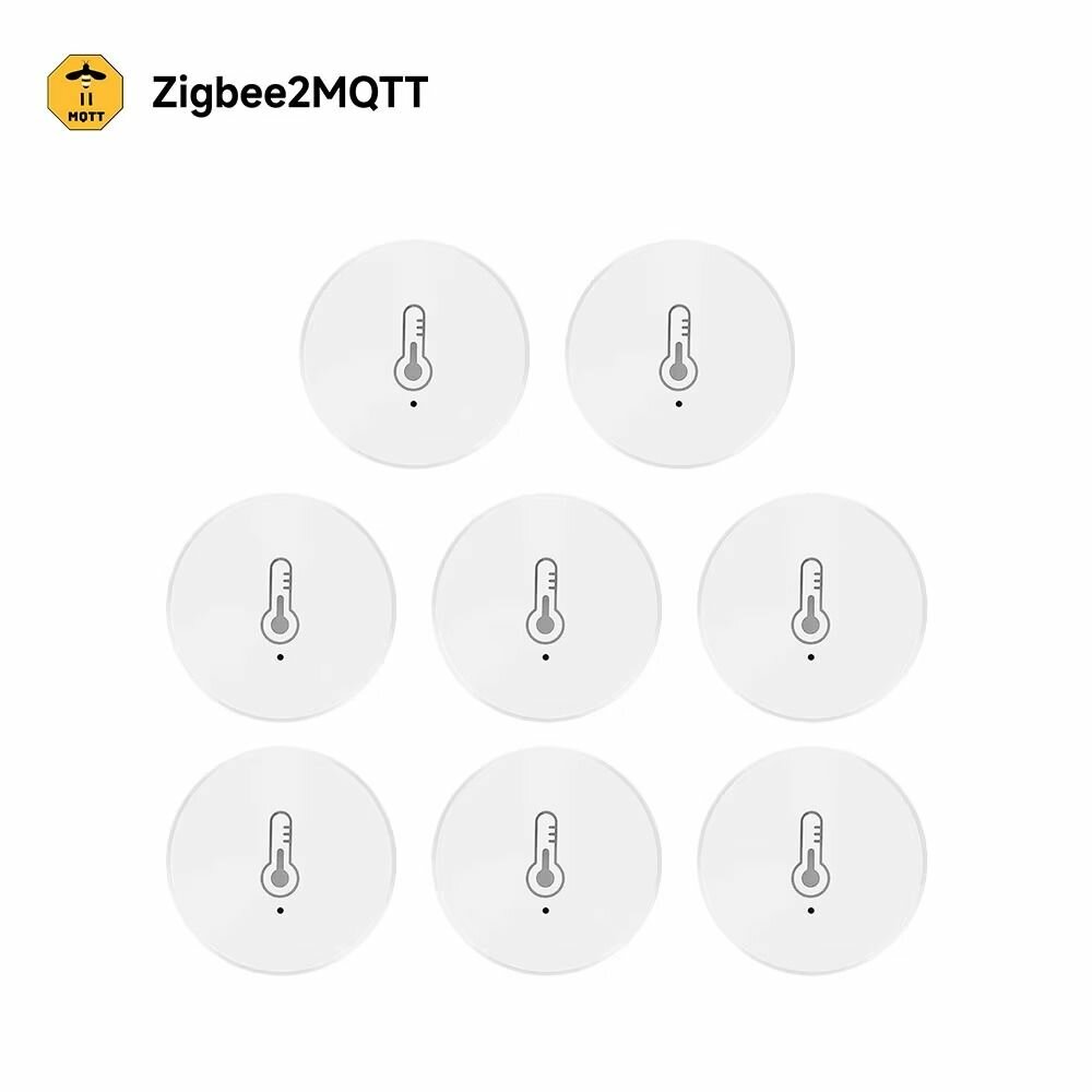 Датчик температуры и влажности Tuya Zigbee 3.0 Z2MQTT, умный домашний гигрометр Z2M, домашний помощник для мониторинга в режиме реального времени