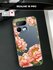 Чехол на Realme 16 Pro / Реалме 16 Про с принтом Персиковая рамка пионов, прозра...