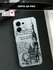 Чехол на Oppo A6 Pro / Оппо A6 Про с принтом Рукописная готика, прозрачный