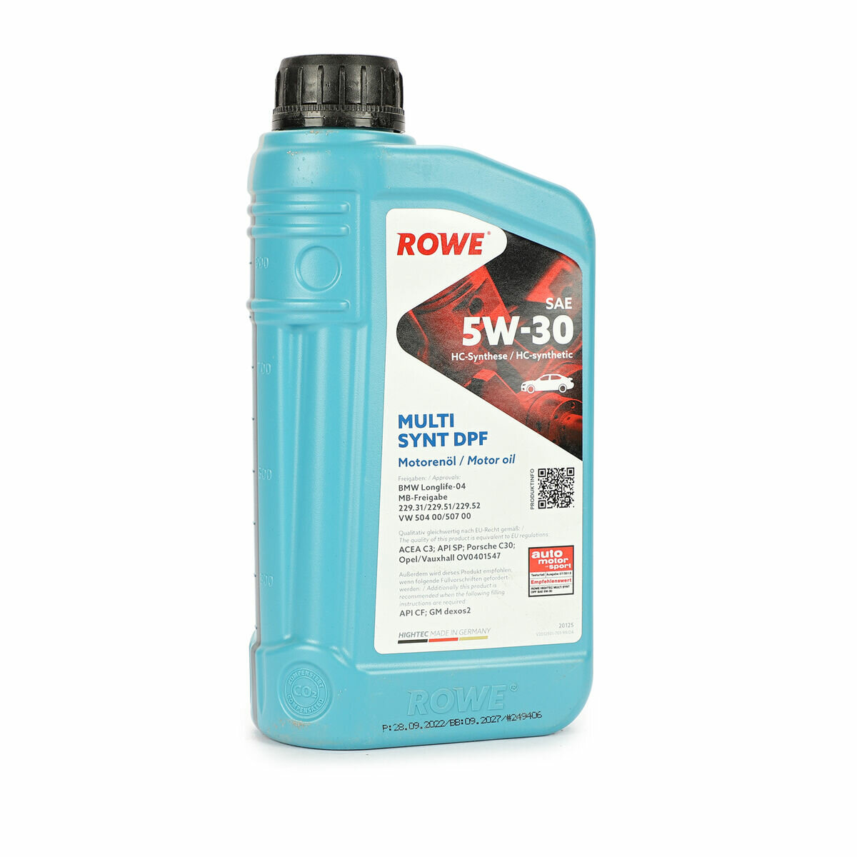 Масло Моторное Rowe Hightec Multi Synt Dpf 5W-30 1Л.(Rowe 20125001099)