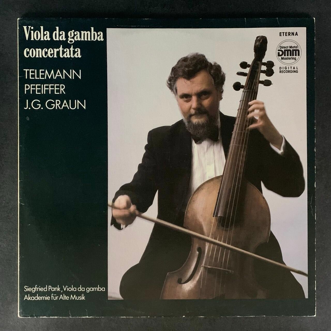 Telemann, Pfeiffer, J.G. Graun, Siegfried Pank - Akademie Fur Alte Musik - Viola Da Gamba Concertata (б/у виниловая пластинка, LP)