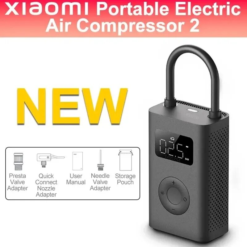 MIJIA Air Pump 2 портативный электронный насос