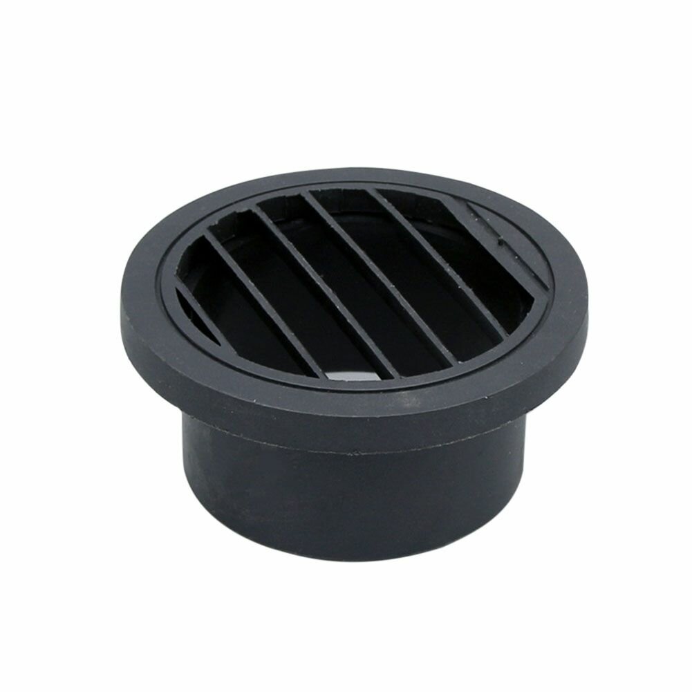 Поворотный дефлектор 75 мм для воздушного отопителя (круглый) — вентиляционное отверстие в салон и кемпер, съемная передняя панель, 360°