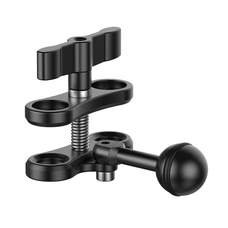 X-ADVENTURER CL04 Многофункциональный двухголовый бабочка-зажим для подводной камеры