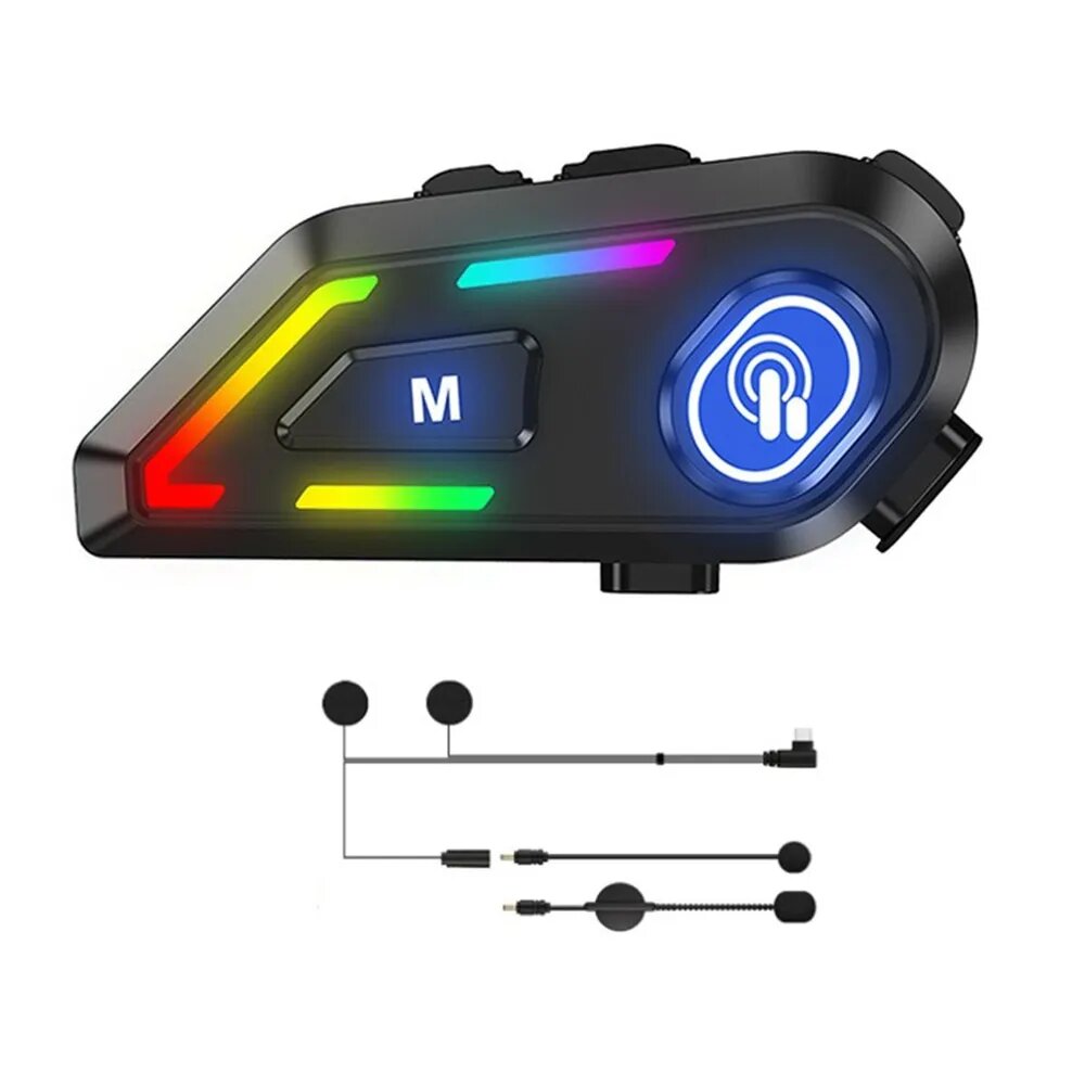 Bluetooth-гарнитура для мотоциклетного шлема с динамиками и микрофонами 2 типов