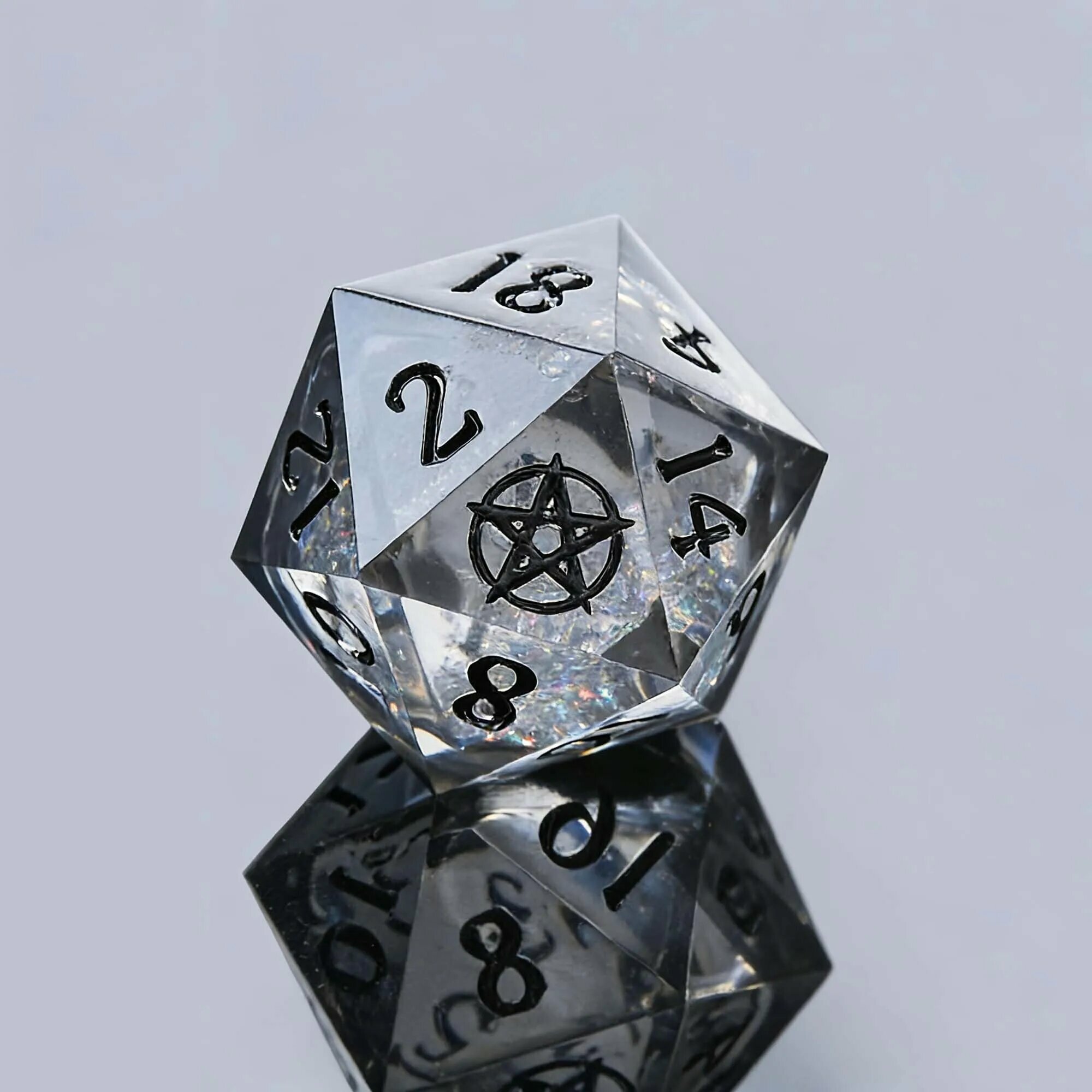 Набор кубиков DND из смолы 7 шт. 1pcs D20
