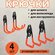 Подвес/крюк SLADE, оранжевый, пластик, 4 шт, макс. нагрузка 15 кг, 11.3x6.8x3.5 ...