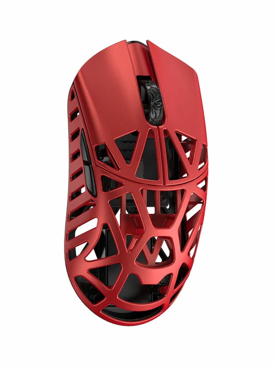 Wlmouse Beast X Mini Pro Omron Side Slits, красный, игровая беспроводная мышь