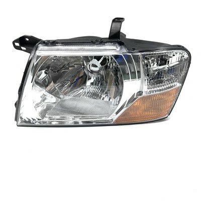 Передний фарный блок Mitsubishi Pajero V73, белый цвет, левая сторона водителя для замены