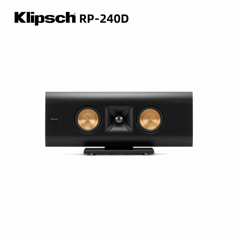 Настенная плоская акустическая система для домашнего кинотеатра Klipsch RP-240D должна быть оснащена приемником, одиночным, черного цвета
