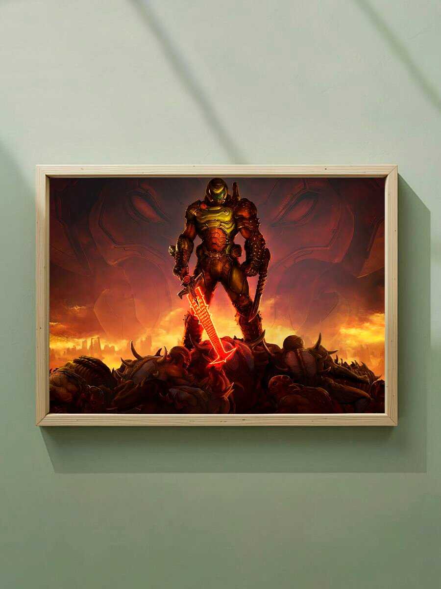 Постер, плакат на стену Doom Eternal (А3)