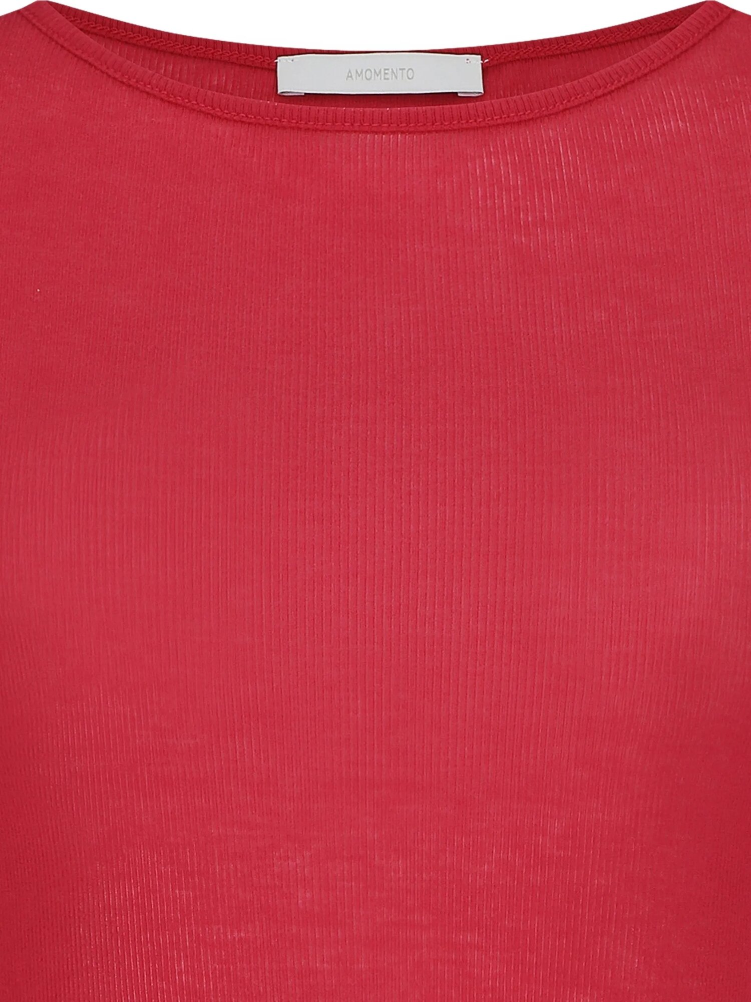 Футболка AMOMENTO Round T-shirt, размер 42, red — фото 1