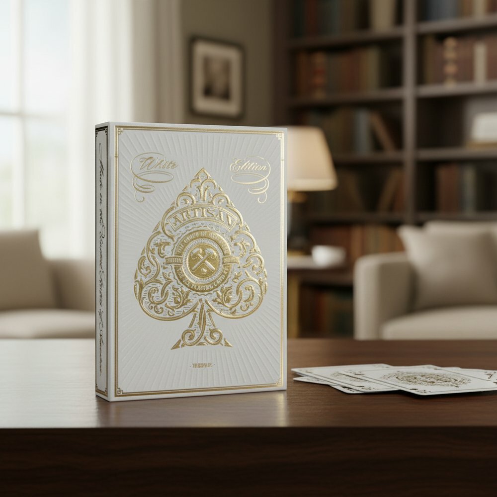 Карты пластиковые игральные "White Artisans" 61900 Theory11.