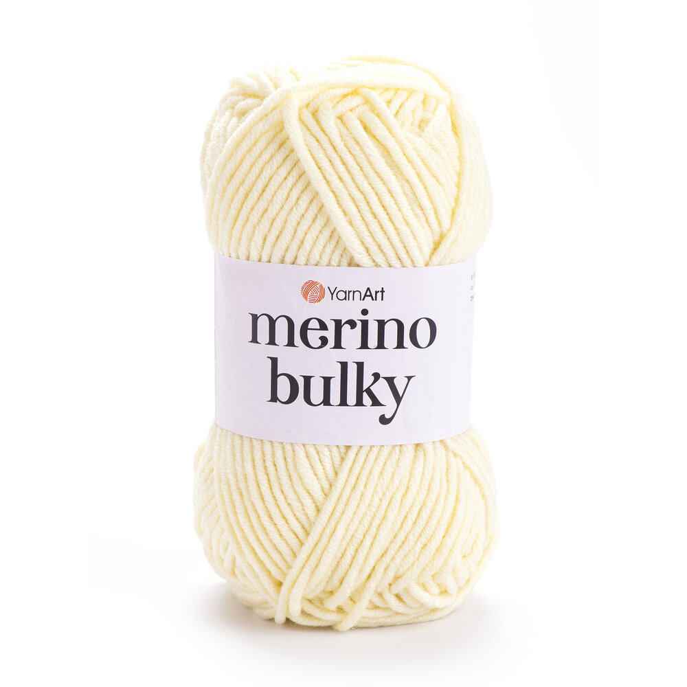 Пряжа для вязания YarnArt Merino bulky 7003 кремовый 100 гр/100 м 25% шерсть, 75% акрил