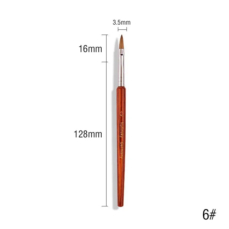 Колинский набор кистей для маникюра 6-24 18
