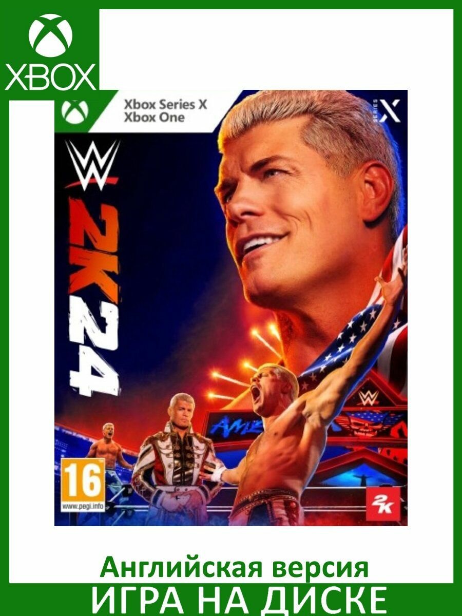 Игра WWE 2K24 Xbox One, Series X Диск на Xbox Английская версия