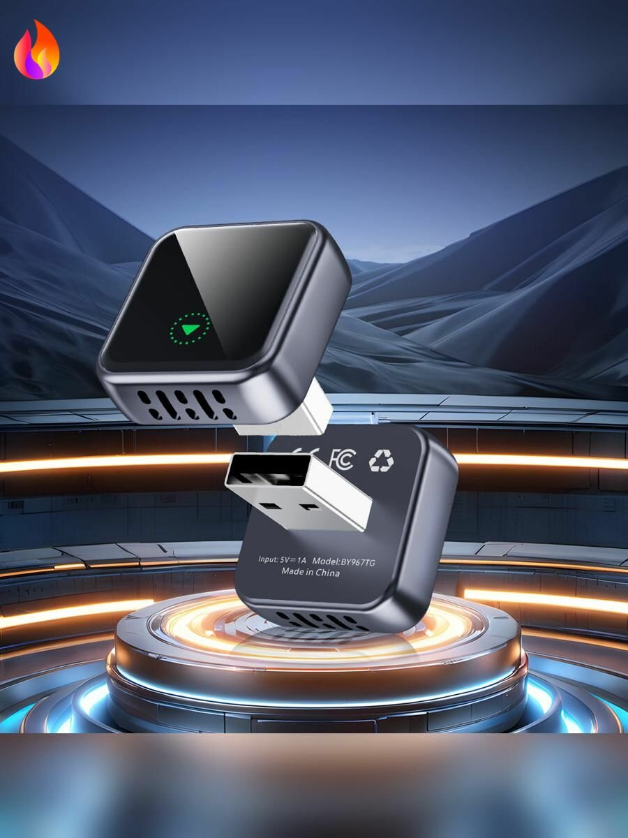 Беспроводной адаптер CarPlay и Android Auto 2-в-1 VAXT . Навигатора. Совместим только с iOS и Android