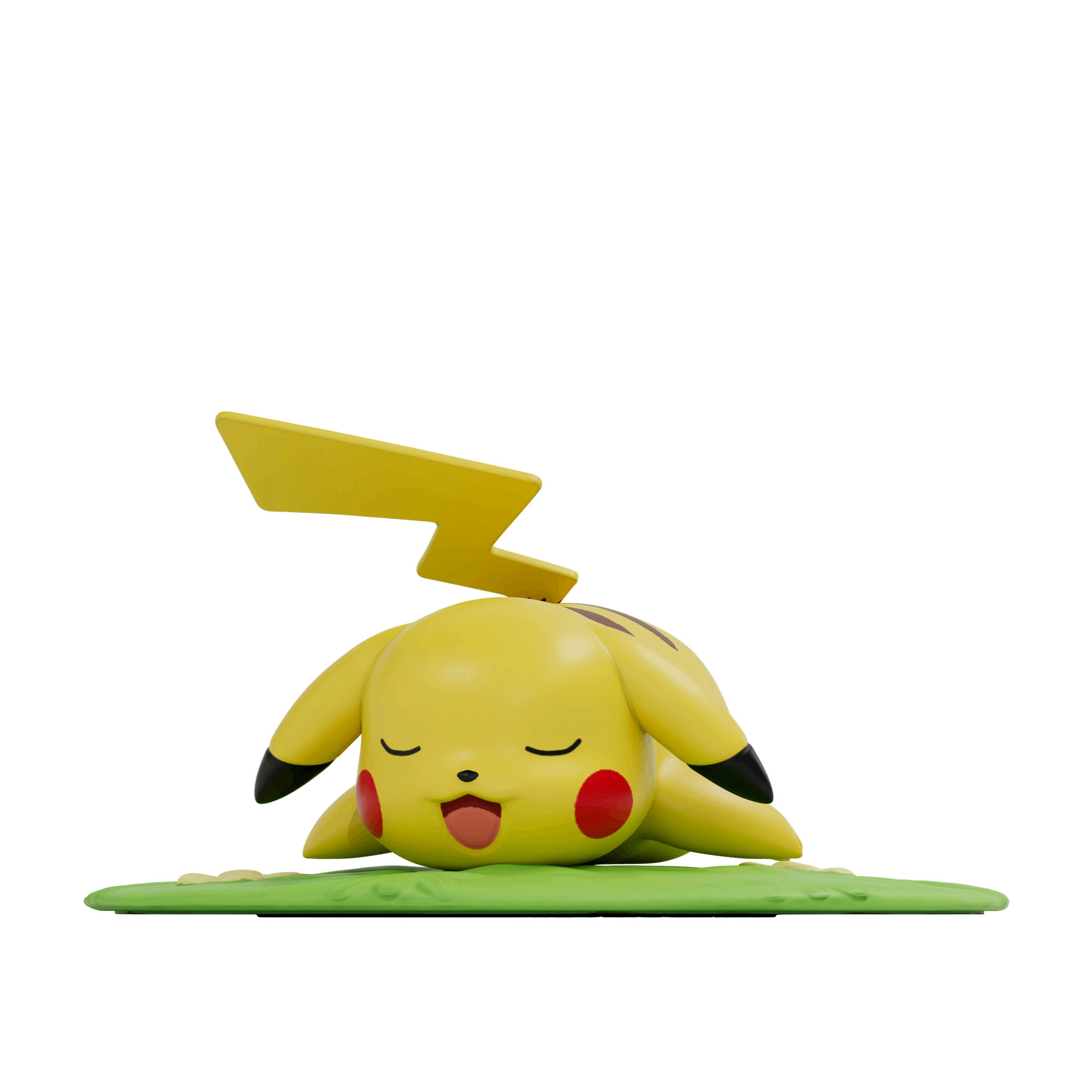 Фигурка-сюрприз Pokémon: Лаванда, Пикачу, Бульбазавр, Эвей — настольное украшение Пикачу_Аутентичная серия Pokemon Lawn