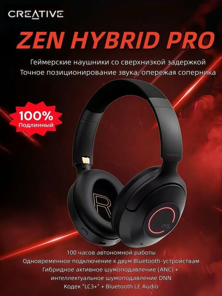 Creative ZEN HYBRID PRO Беспроводные беспроводные наушники Bluetooth