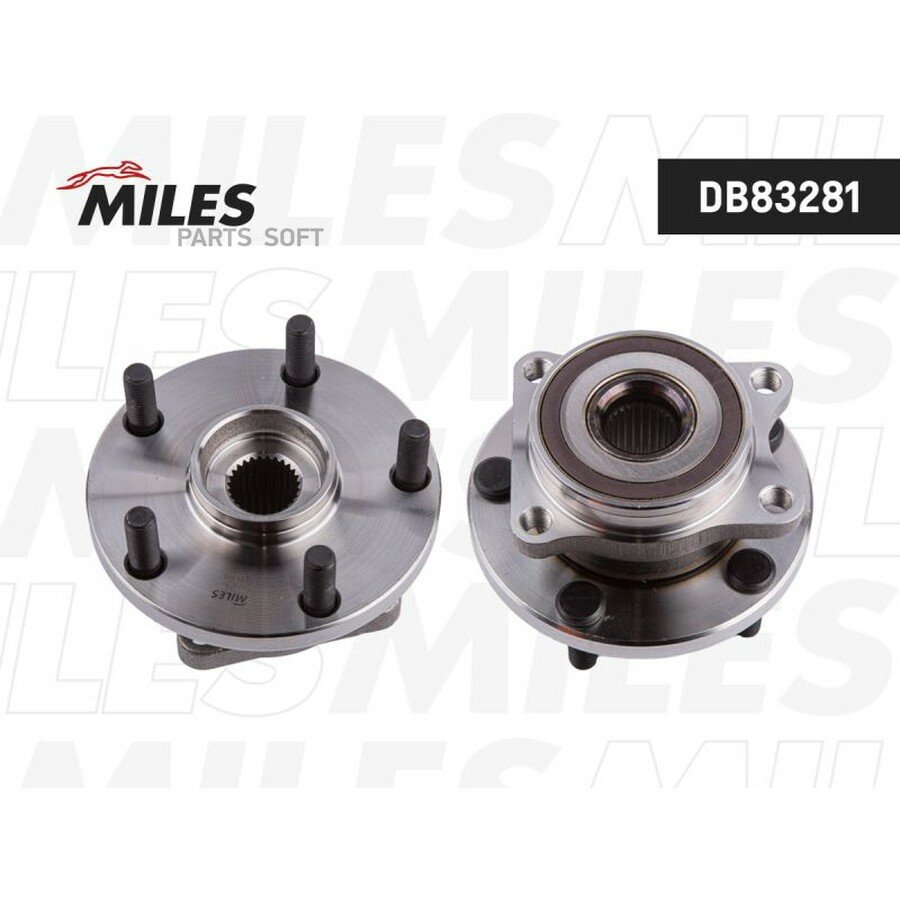 MILES DB83281 Ступица с подшипником SUBARU IMPREZA II-III 05- пер. AWD/WRX ST1 ()