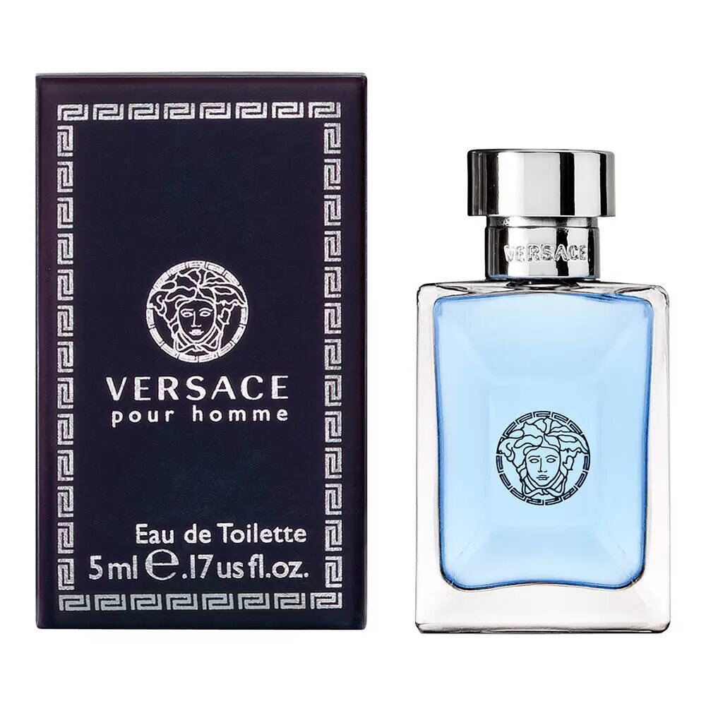 Туалетная вода Versace Pour Homme, фужерный аромат, мужская, 5 мл