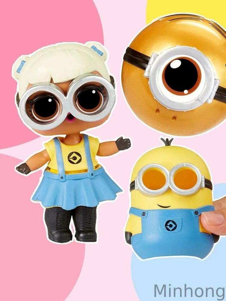Loves Minions Series с ЛОЛ Кукла соответствующим верхним костюмом