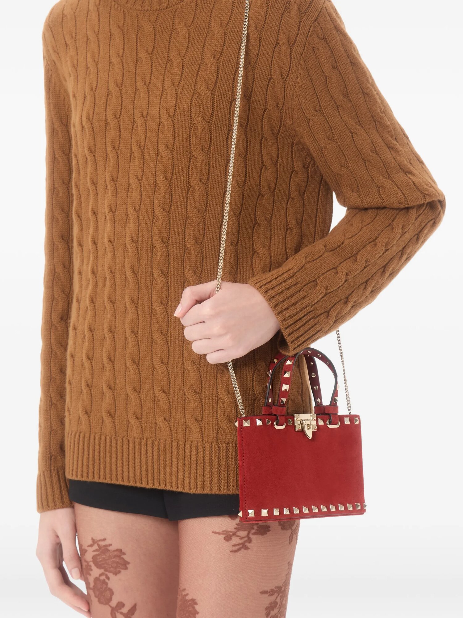 Сумка Valentino Rockstud, красный — фото 1