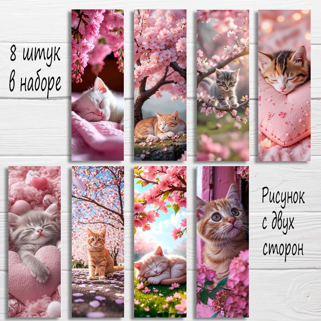 Закладки для книг Котик