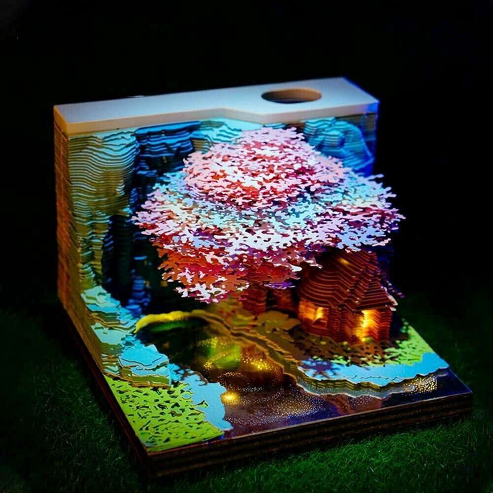 3D стикер для заметок своими руками бумажные заметки с держателем для ручки креативный DIY