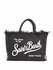 Сумка MC2 Saint Barth Logo-print tote bag, черный/черный