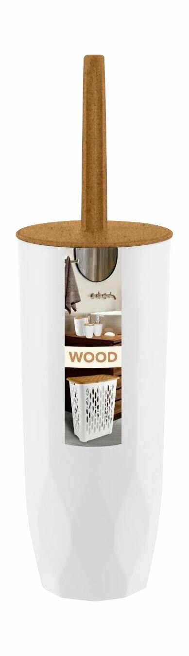 Набор KEEPLEX wc (ершик+подставка) wood