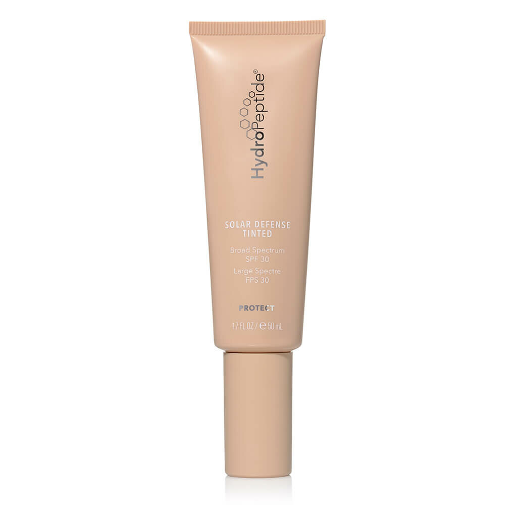 HydroPeptide Solar Defense Tinted SPF 30 Солнцезащитный увлажняющий крем для лица с тональным эффектом SPF 30, 50 мл