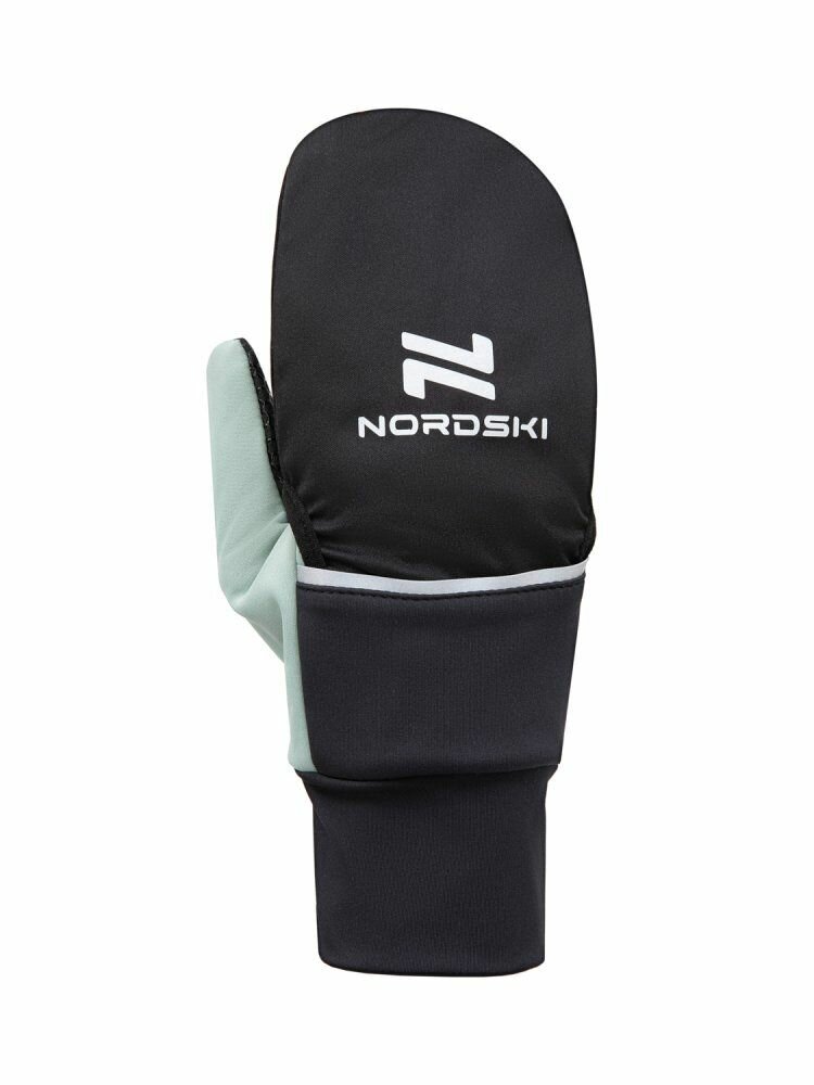 Варежки-перчатки Nordski Pro Black/Ice Mint NSU225906, XL