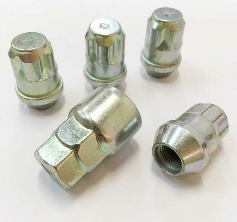Секретки на колеса Farad SICU (гайки, M12x1.25, 1 ключ)