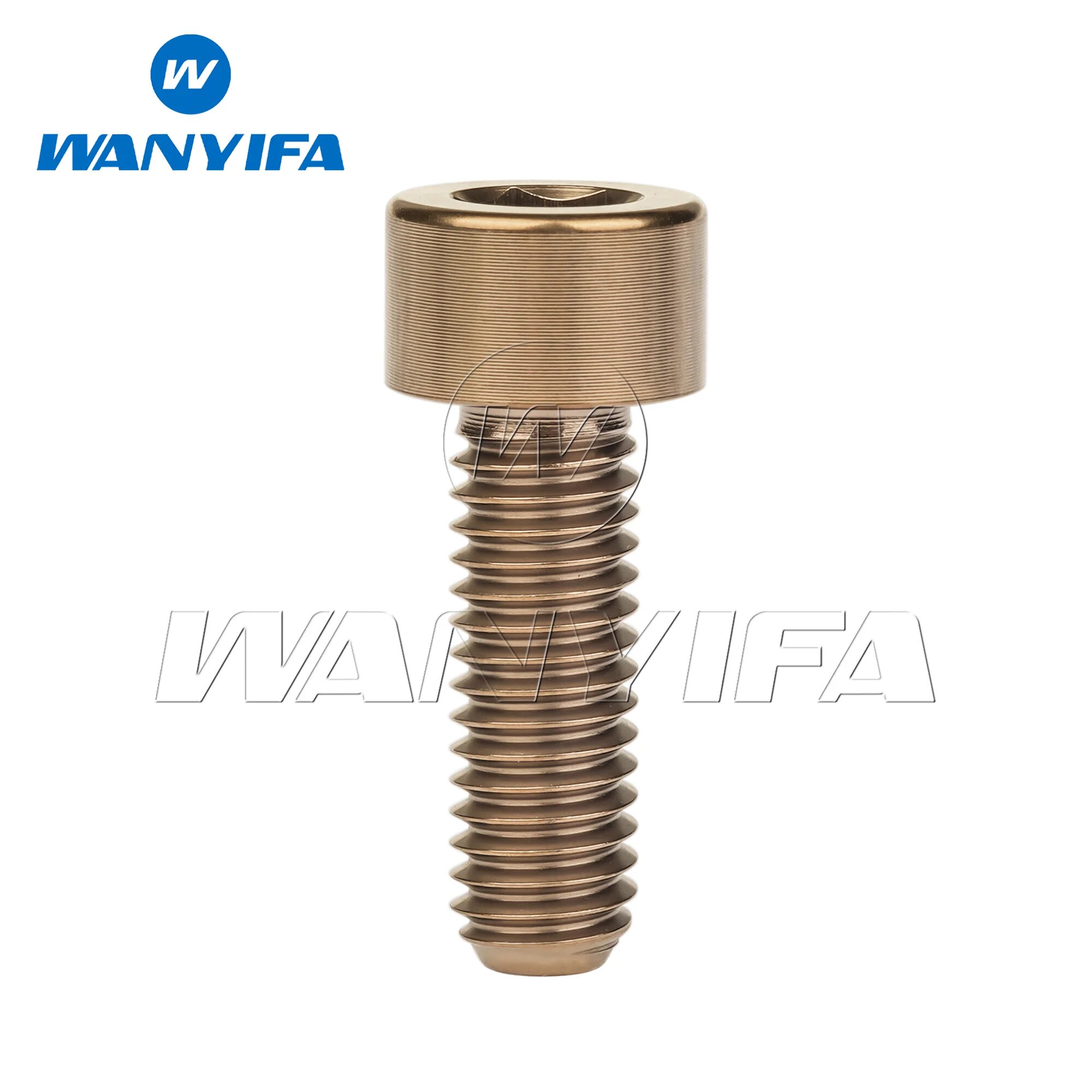 Титановый болт M4x20 мм, бронзовый, Wanyifa