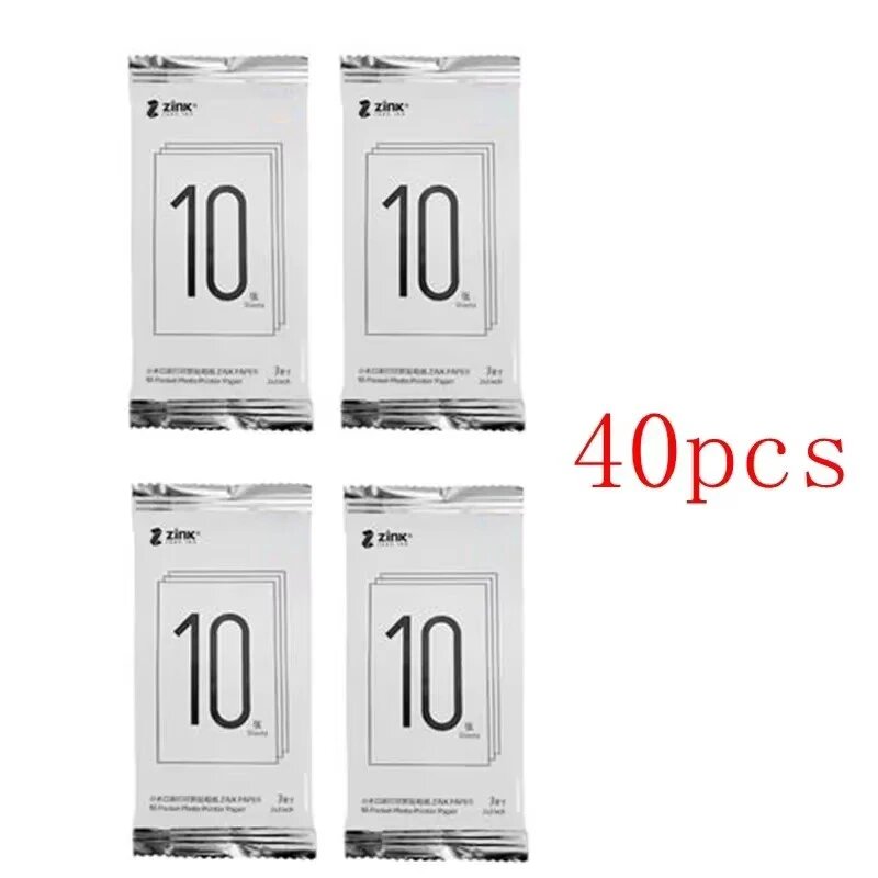 MIJIA ZINK фотобумага для карманного принтера 40pcs