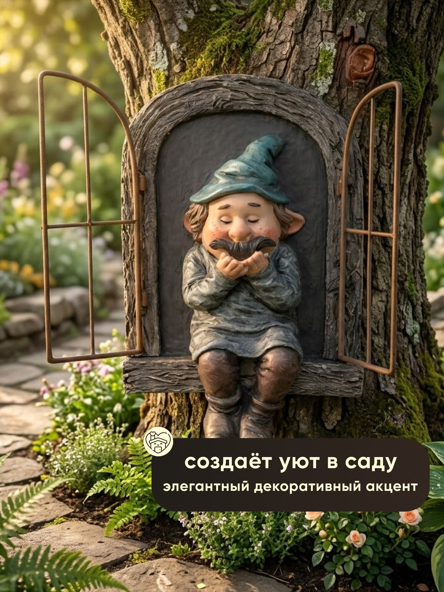 Фигурка гном садовый — фото 1